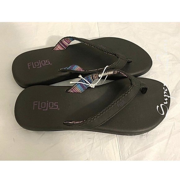 Flojos | Shoes | New Flojos Womens Maddy Memory Foam Flip Flop Sandals ...